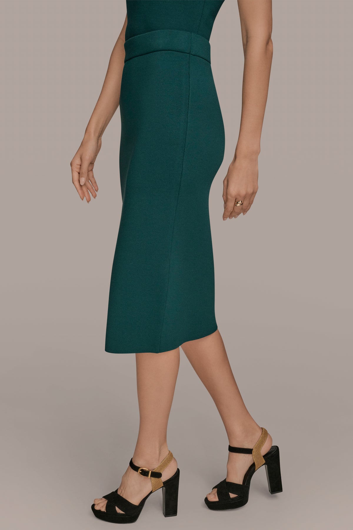 Midi Sweater Pencil Skirt | Donna Karan