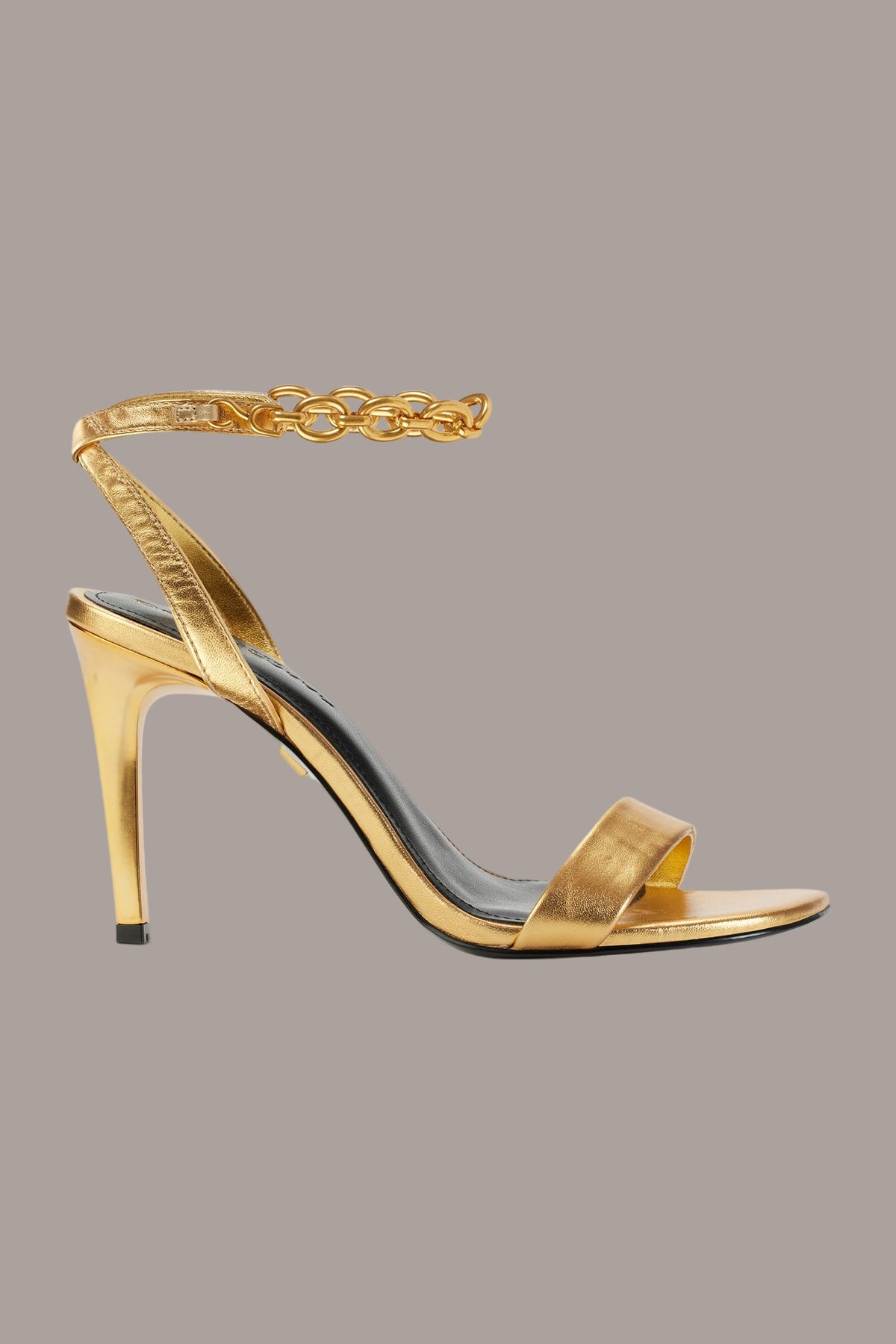 Corin Chain Ankle Strap Sandal | Heels | Donna Karan