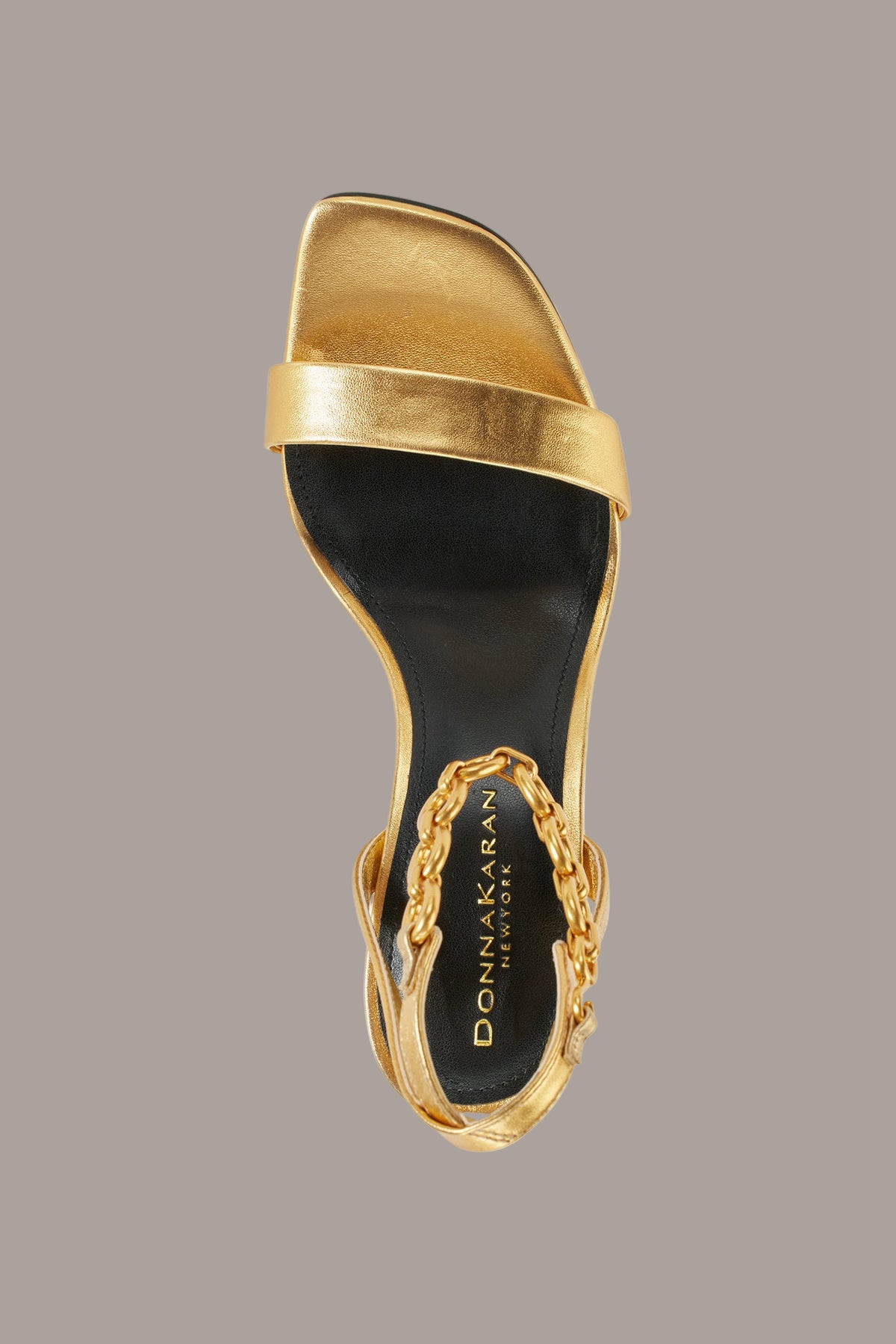 Corin Chain Ankle Strap Sandal | Heels | Donna Karan