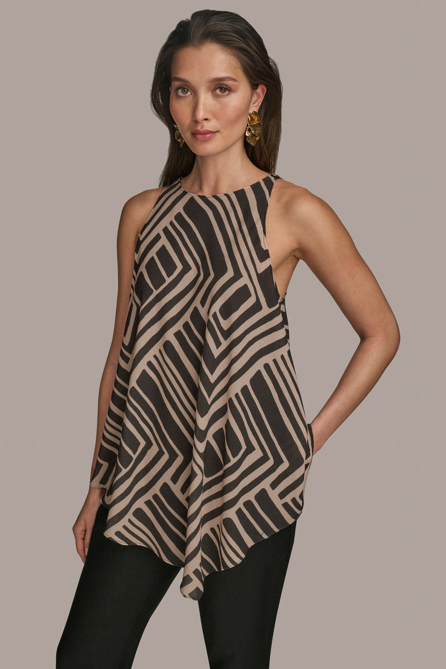 Asymmetric Top | Pullover | Donna Karan