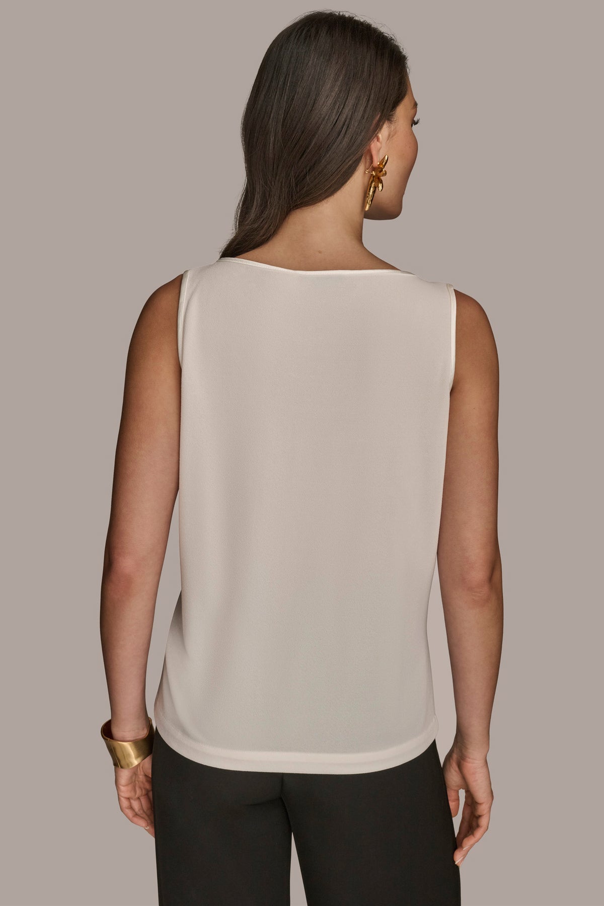 Scoop Neck Shell | Shell | Donna Karan