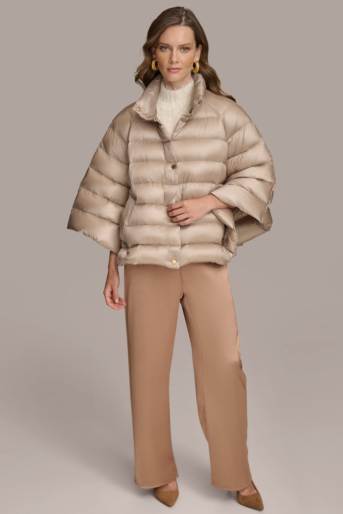 PUFFER CAPE | Donna Karan