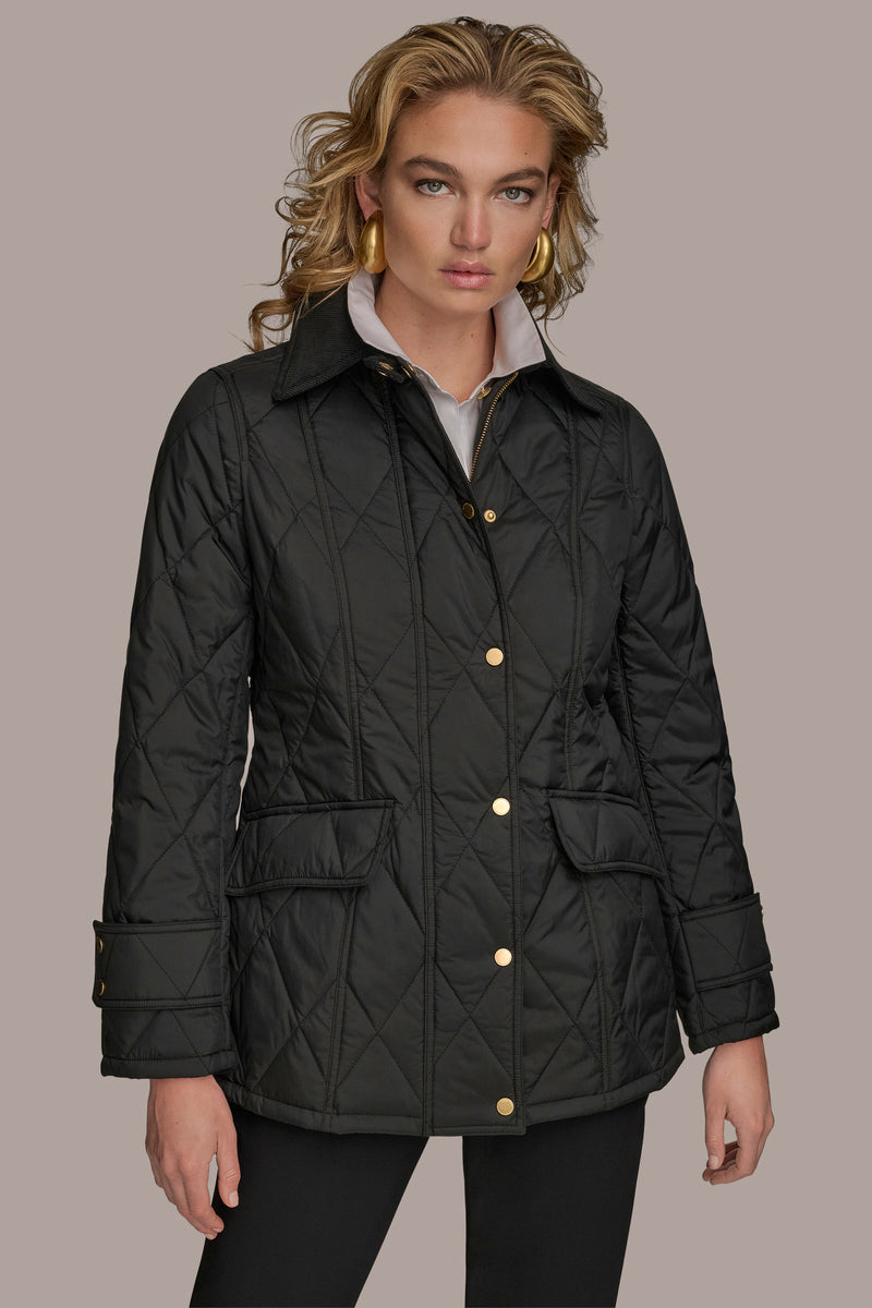Quilted Barn Jacket | Quilts | Donna Karan