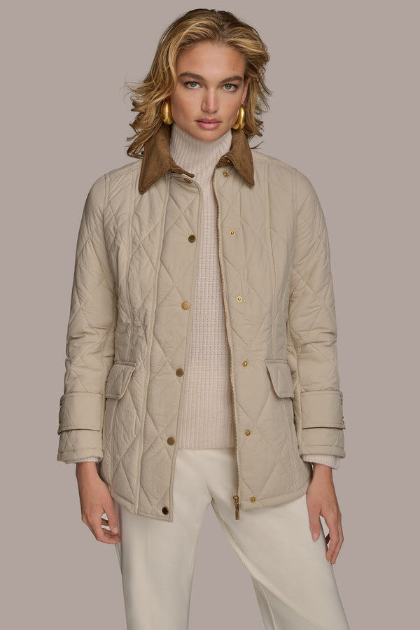Quilted Barn Jacket | Quilts | Donna Karan
