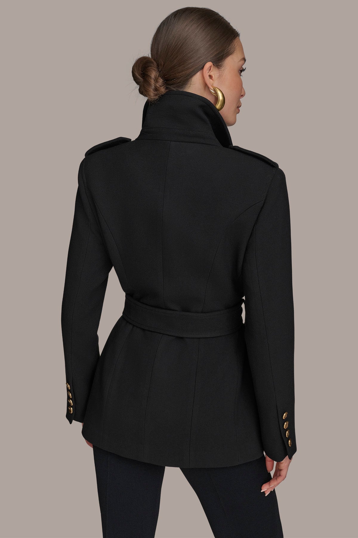 Belted Military Blazer | Blazer | Donna Karan